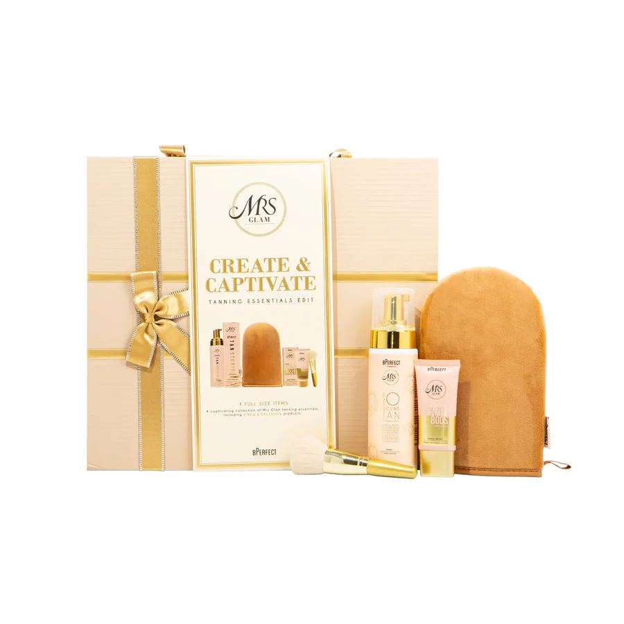 Mrs Glam Create & Captivate Tanning Essentials Edit Gift Set - Gifting ...