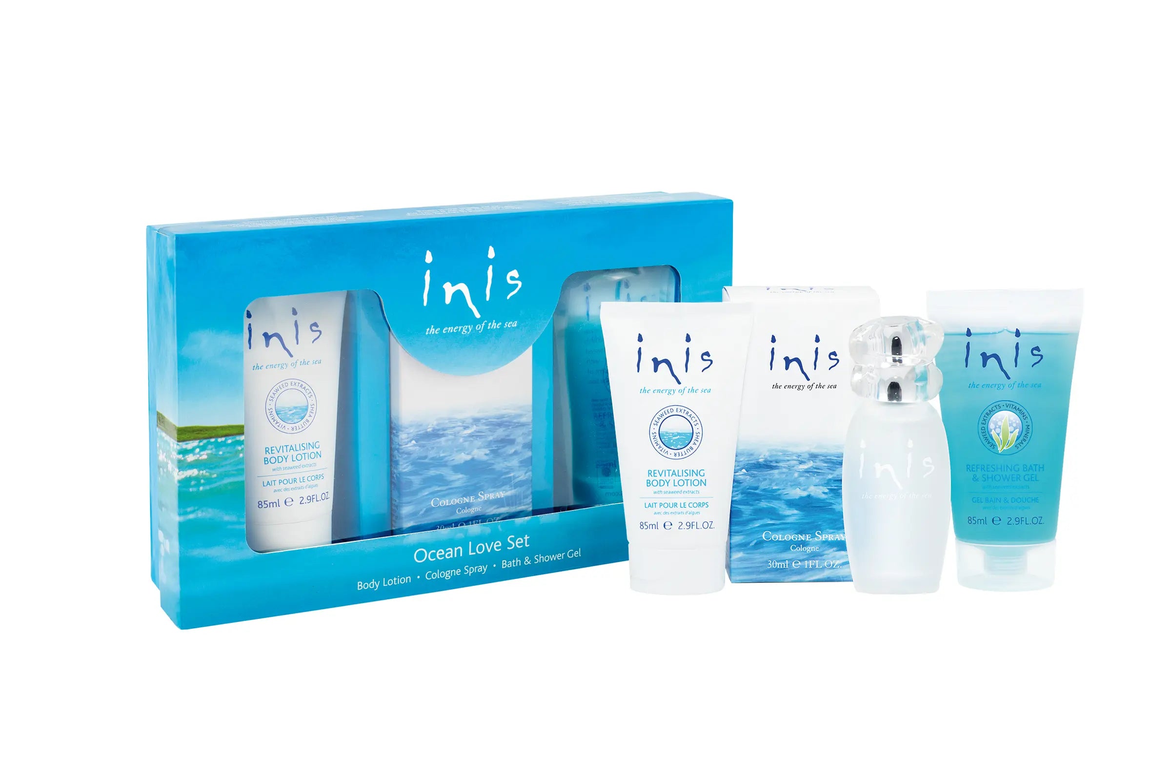 Inis Ocean Love Set - Inis Travel Size Set - Fast UK & IE Delivery ...