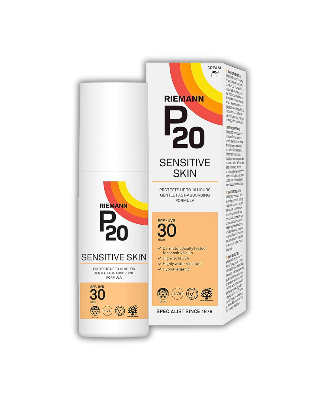 Riemann P20 Sensitive Skin Sunscreen SPF30 Cream 100ml - Sun Care ...