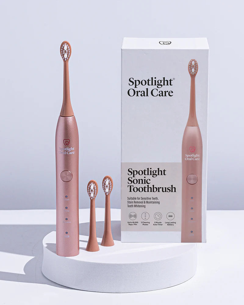 Spotlight Oral Care Sonic Electric Toothbrush Rose Gold – Kennedy's ...
