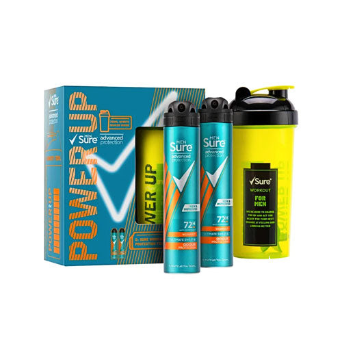 Sure Men Power Up Workout Set - Gifts For Men - Free Delivery – Kennedy ...