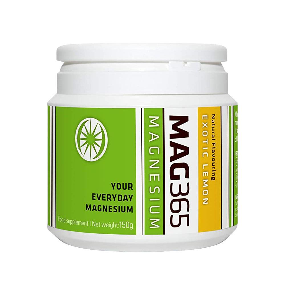 MAG365 Magnesium Powder - Exotic Lemon 150g | Free UK Delivery ...