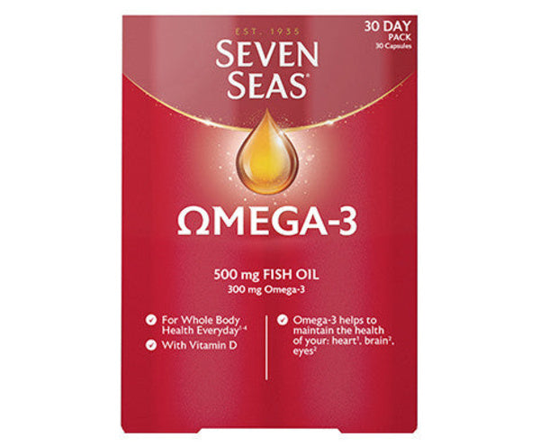 Seven Seas Omega-3 Fish Oil (30 capsules – Kennedy's Pharmacy