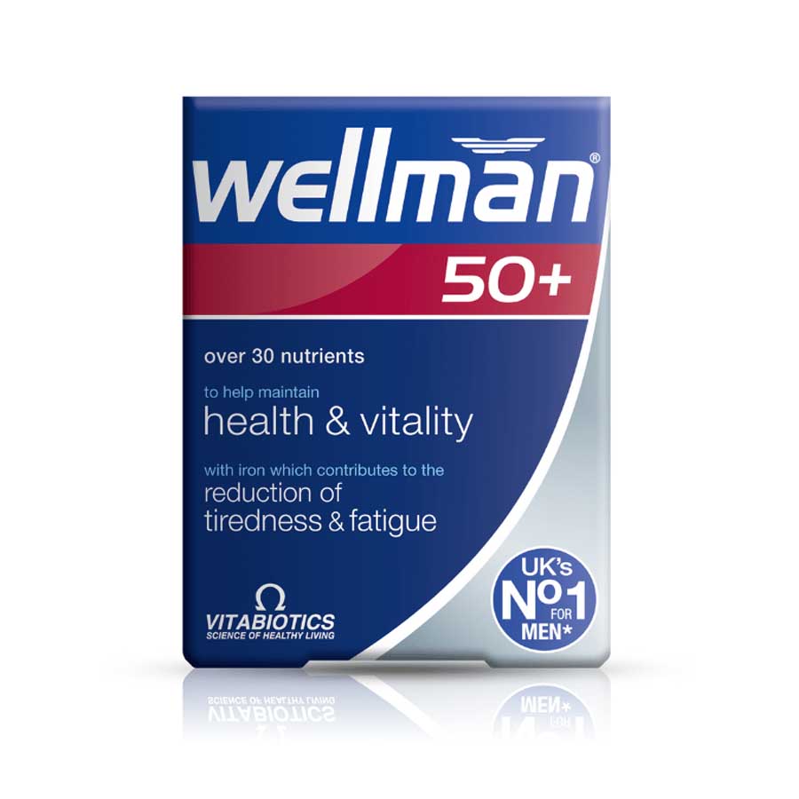 Vitabiotics Wellman 50+ (30 Tablets) - Vitamins & Supplements – Kennedy ...