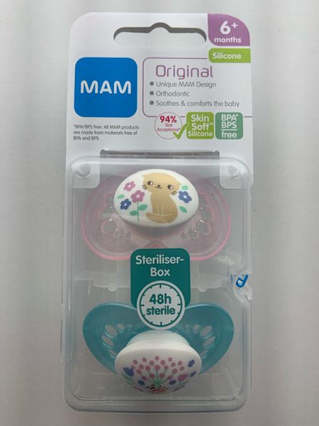 MAM Original Dummies 2 Pack Girls | Official UK Stockists – Kennedy's ...