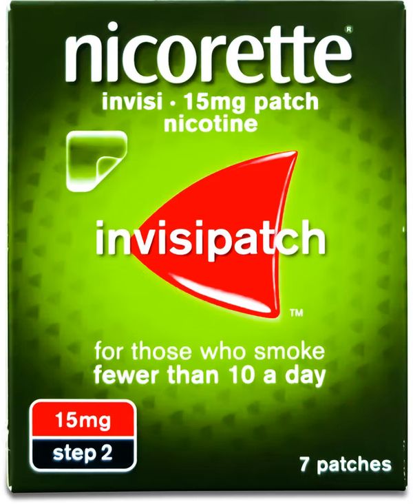 Nicorette Nicotine Invisipatch 15mg 7 Patches | Free UK & IE Delivery ...