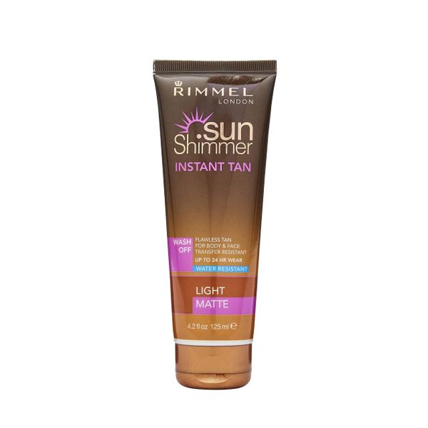Rimmel Sun Shimmer Instant Tan Matte Light | Official UK Stockists ...